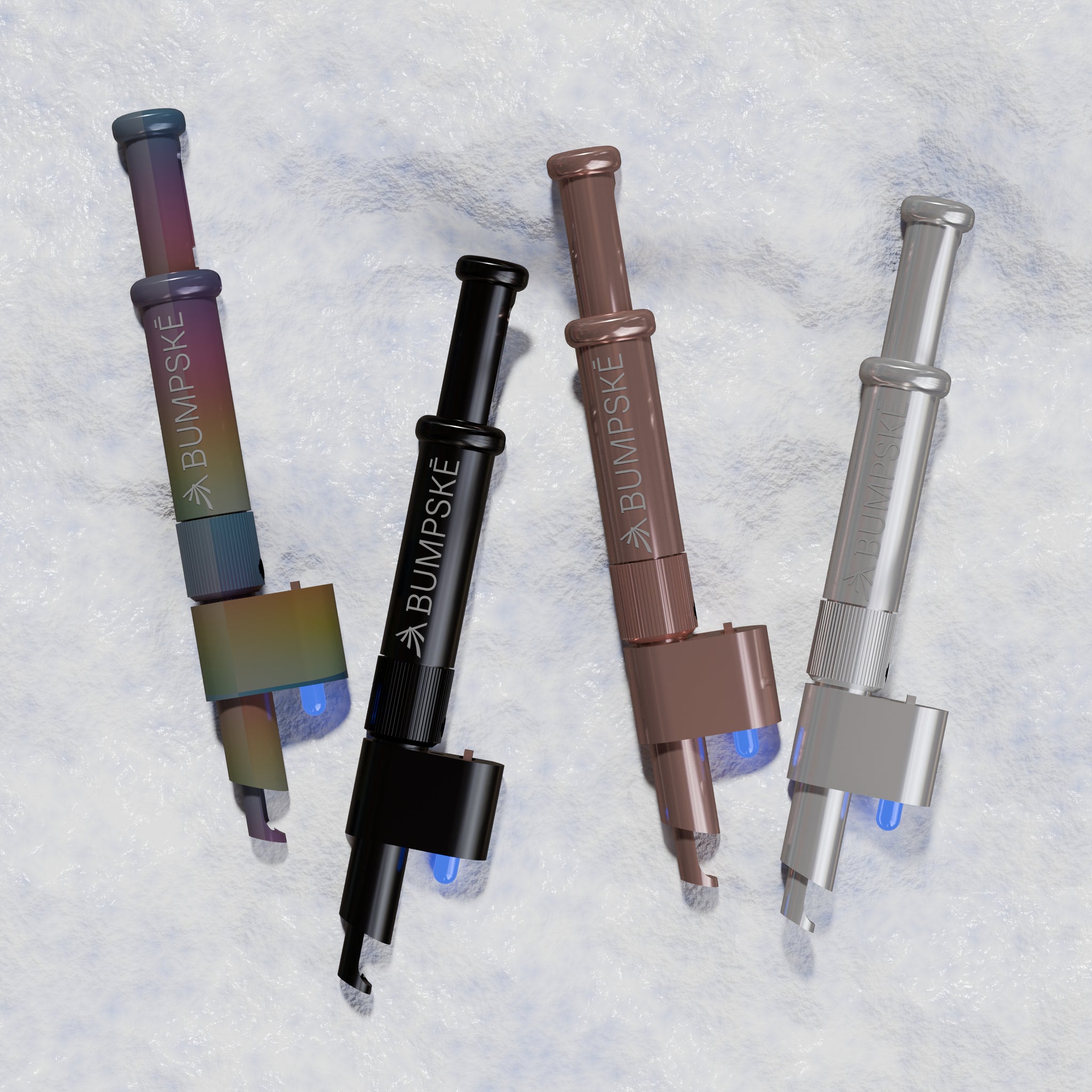 BUMPSKĒ LED Stainless Steel Straw: Light-Up Reusable Straw